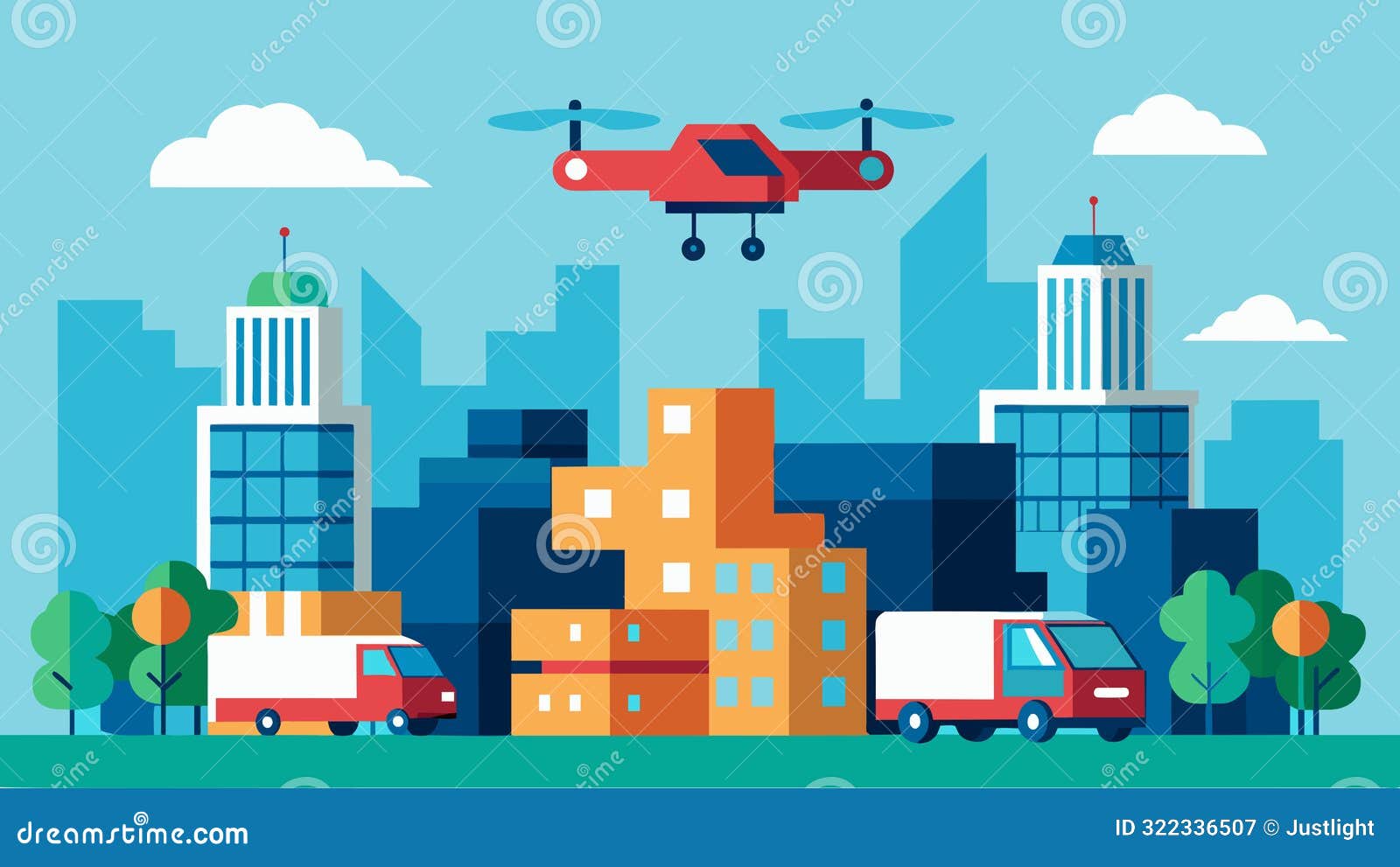 A Drone Delivery Service Utilizing a Fleet of Compact and Agile Drones ...