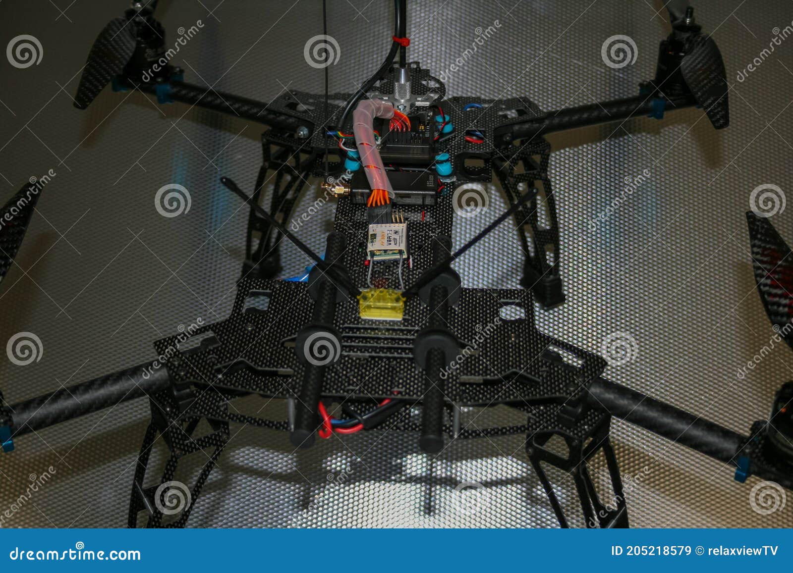 Drone Design Prototype And Build Showing Different Electronic Modules ...
