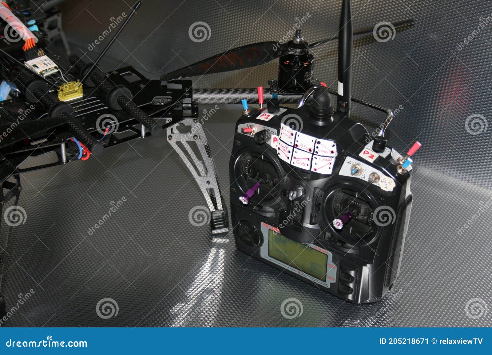 Drone Design Prototype And Build Showing Different Electronic Modules ...