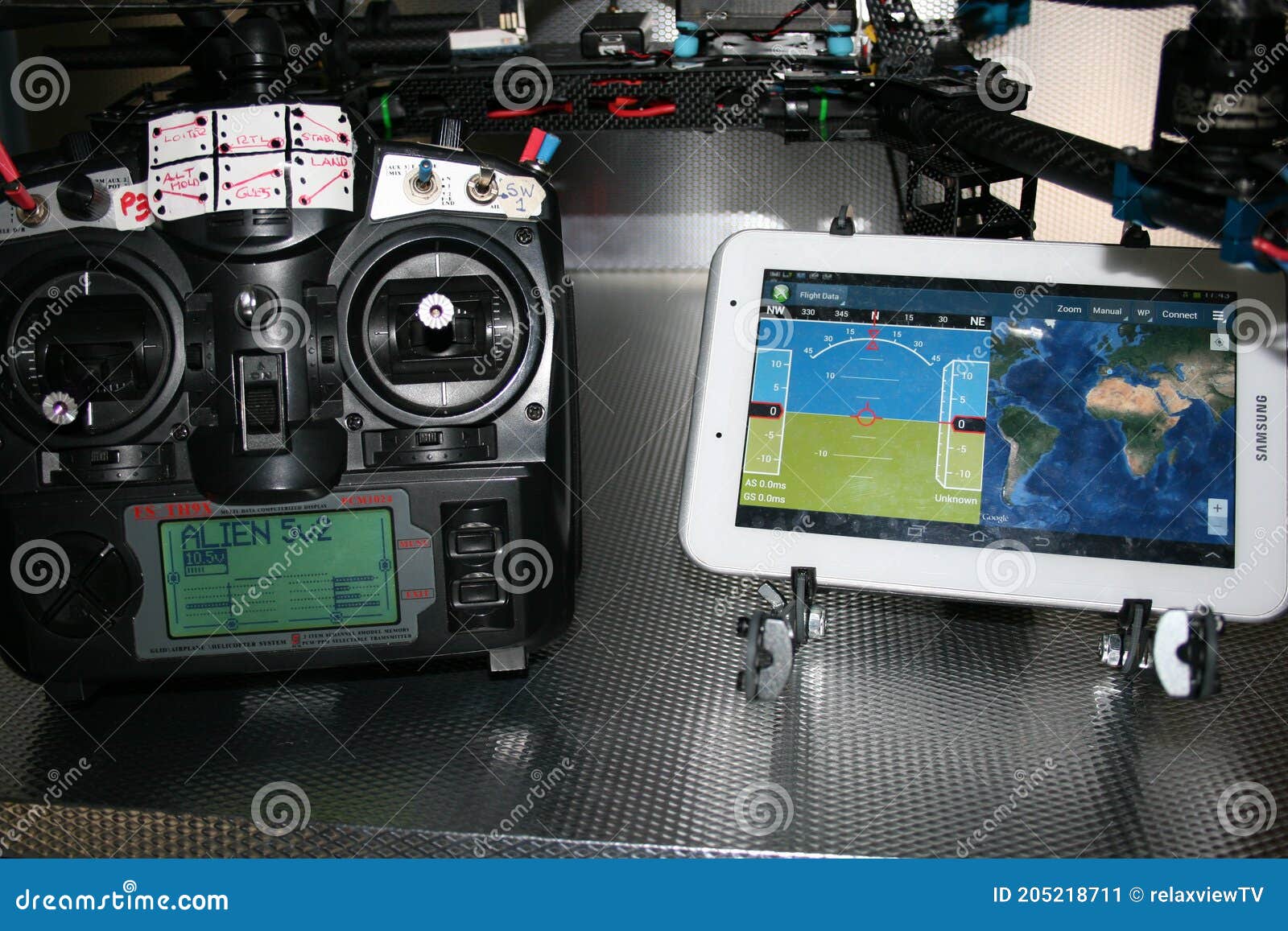 Drone Design Prototype And Build Showing Different Electronic Modules ...