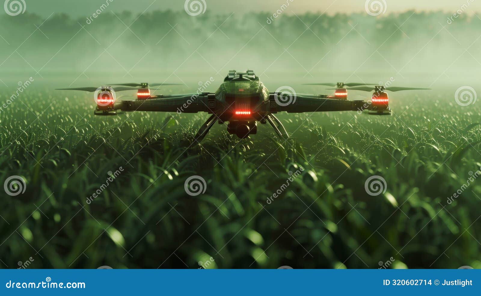 A Drone Equipped With Advanced Communication Systems Gathering Data On ...