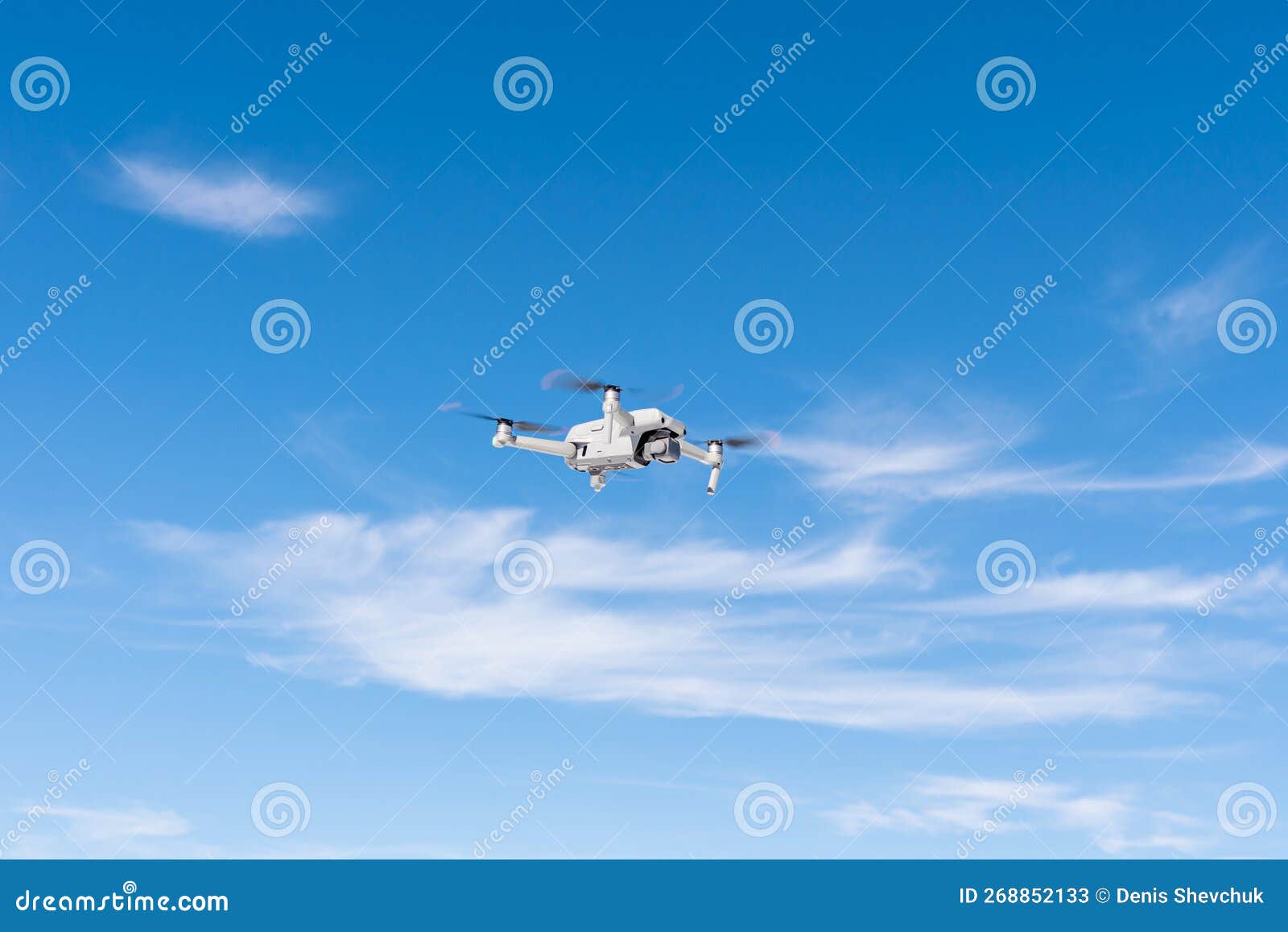 Drone Filming Against the Sky Stock Image - Image of camera, modern ...