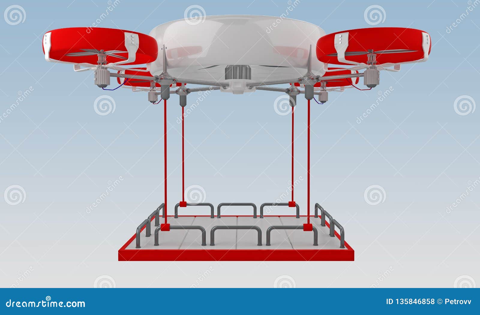 Drone Flies Cargo with Carcass Stock Illustration - Illustration of ... Drone Flies Cargo with Carcass Stock Illustration - Illustration of ...