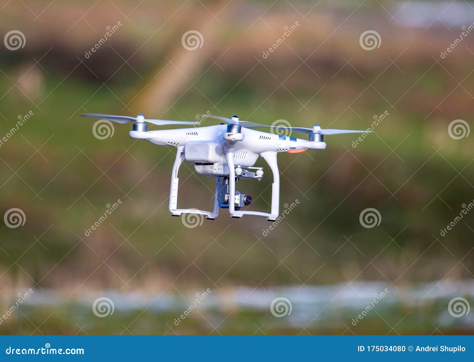 Drone in flight in nature stock photo. Image of video - 175034080