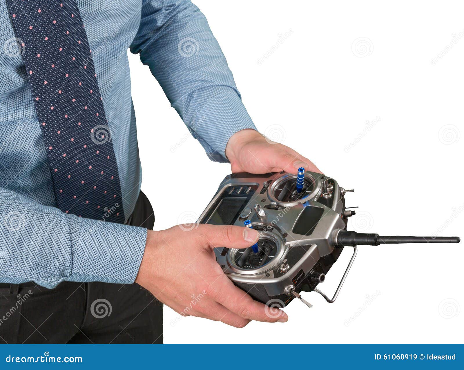 Drone Flight Remote Controller in Man S Hands Close Up View Stock Image ...