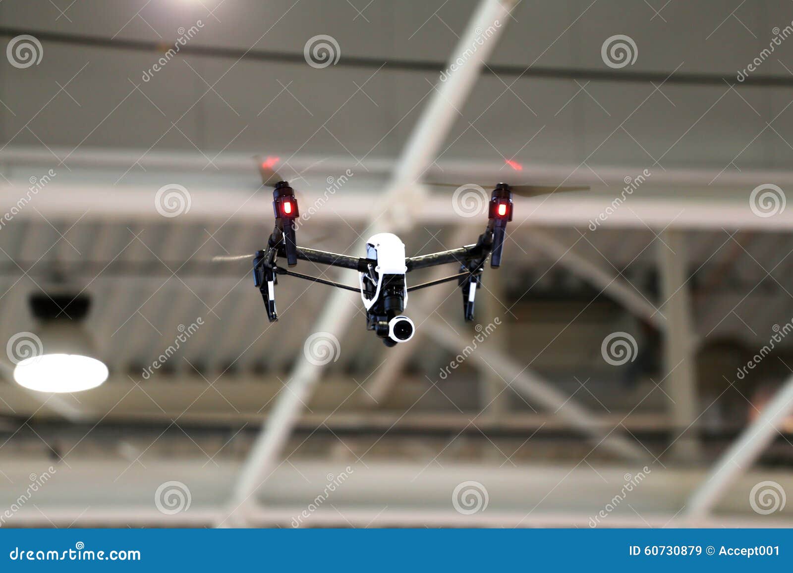 Drone Flying in an Industrial Factory Indoor Stock Image - Image of ...