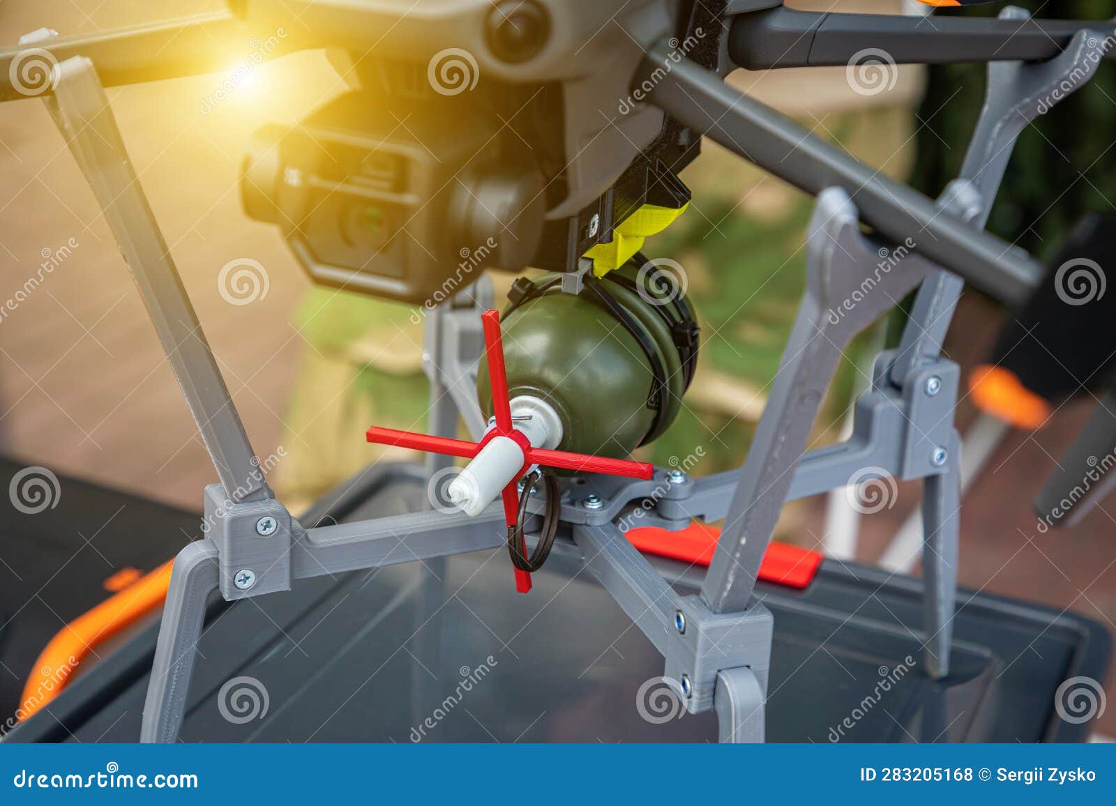 A Drone with a Grenade. Concept Using Quadrocopters in Smart War ...