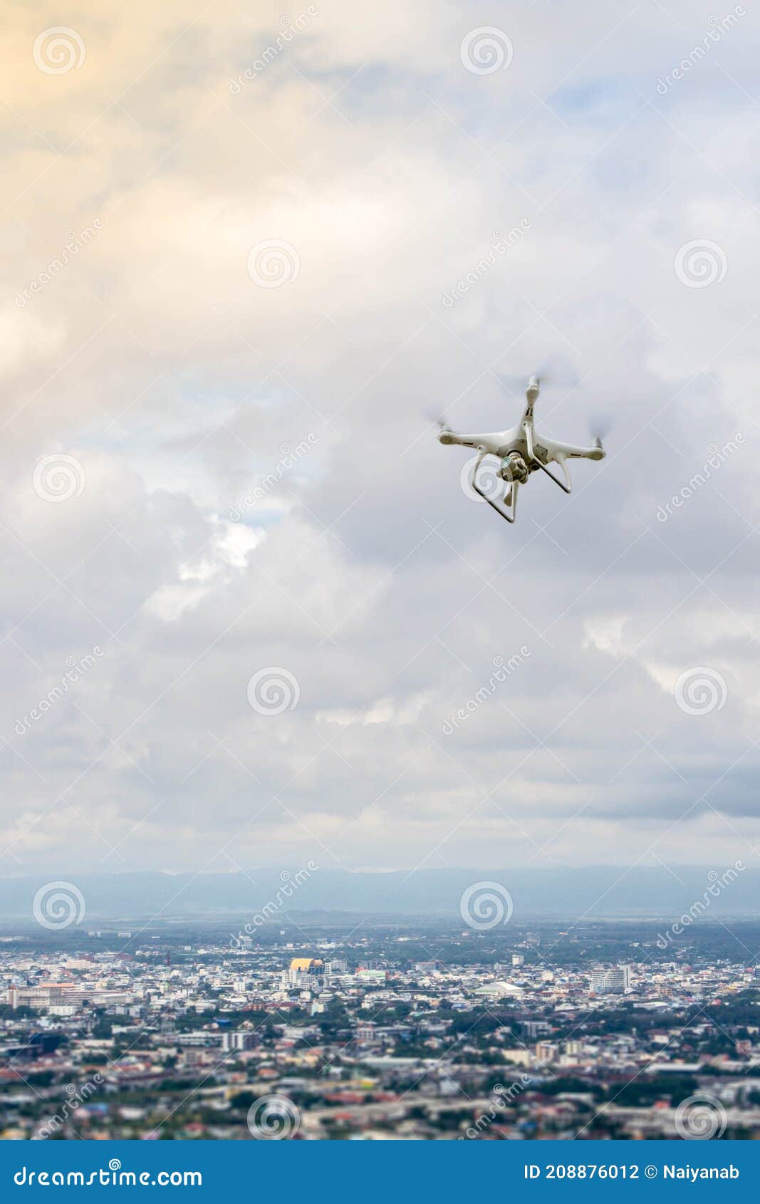 Drone with High Resolution Digital Camera Stock Photo - Image of ...