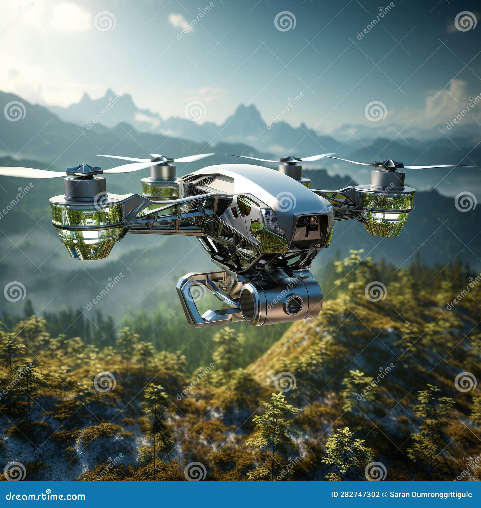 Drone Hovering Over a Binary Code Landscape - a Three-Dimensional ...