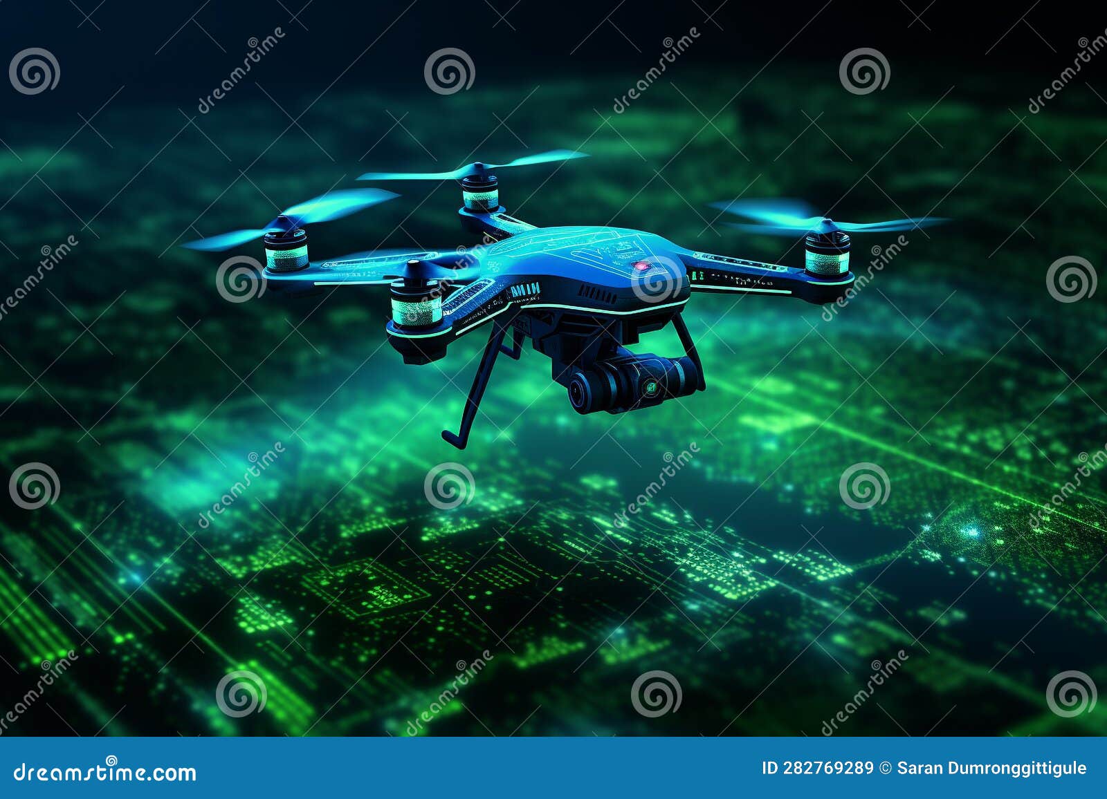 Drone Hovering Over a Binary Code Landscape - a Three-Dimensional ...