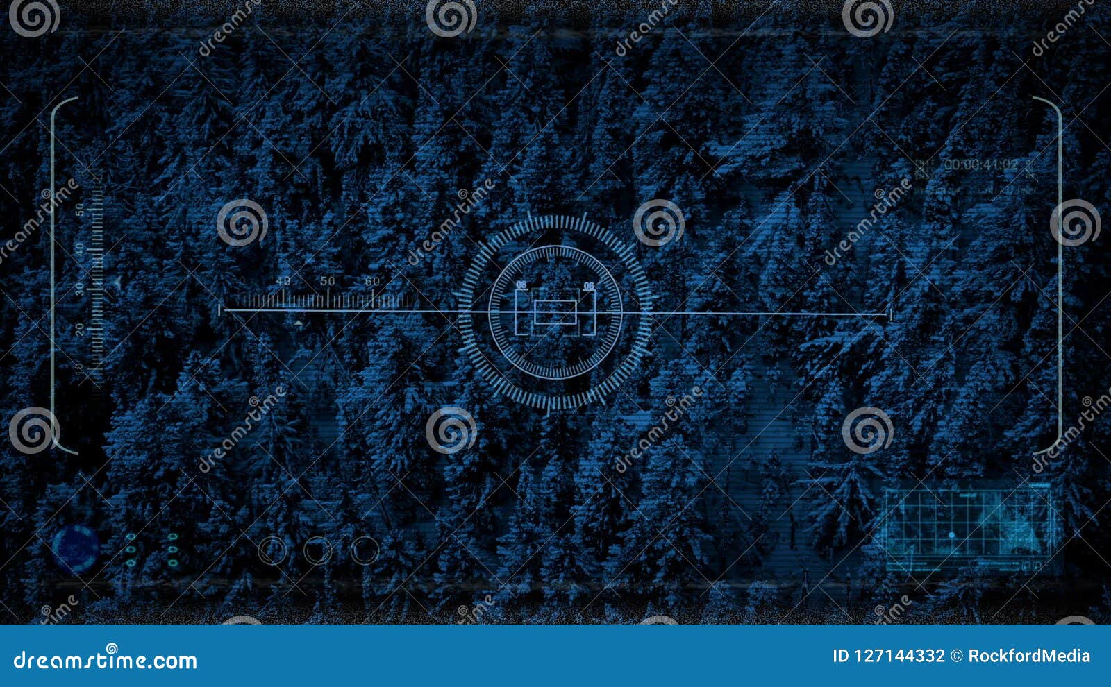 Drone Hud Display Flying Over Snowy Mountainside Stock Footage - Video ...