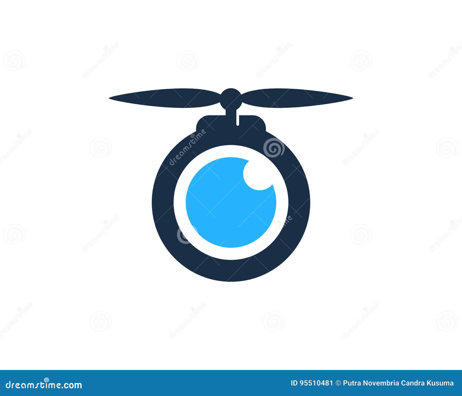 Drone Icon Logo Design Element Stock Vector - Illustration of drone ...