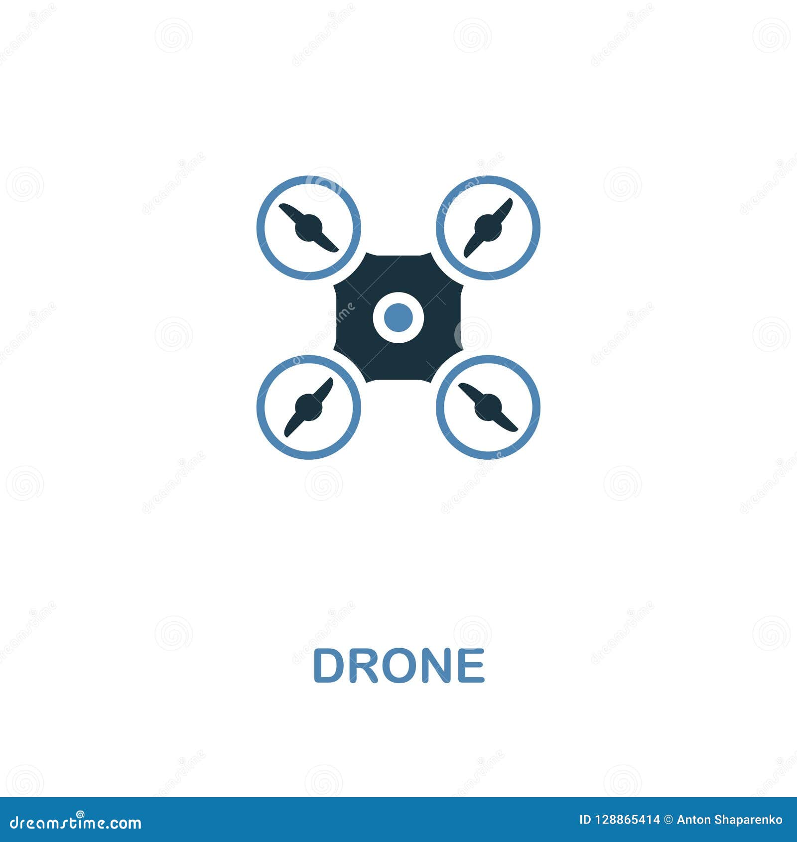 Drone Icon in Two Colors Design. Premium Style from Smart Devices Icon ...