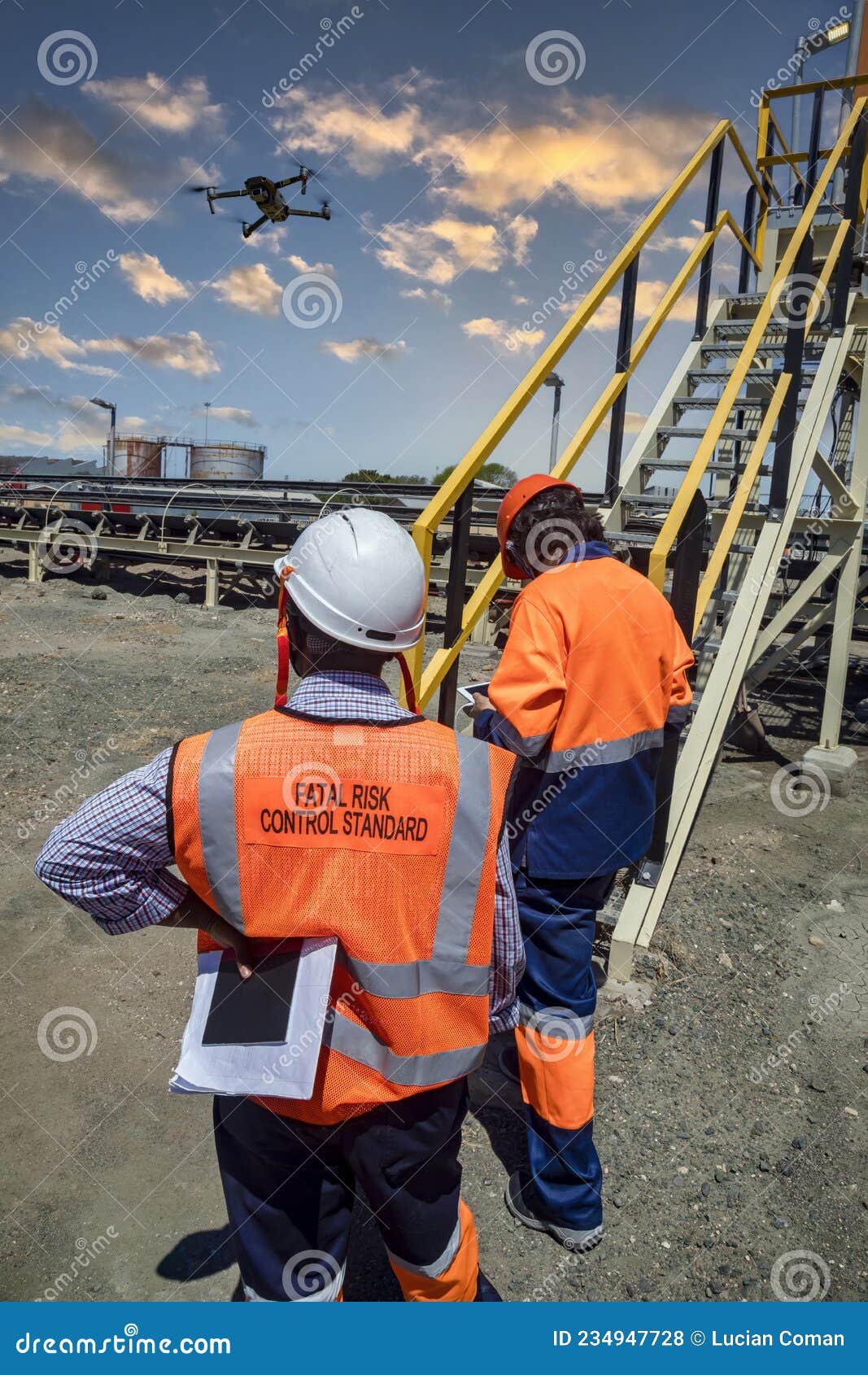 Drone Inspection Royalty-Free Stock Photo | CartoonDealer.com #234947397