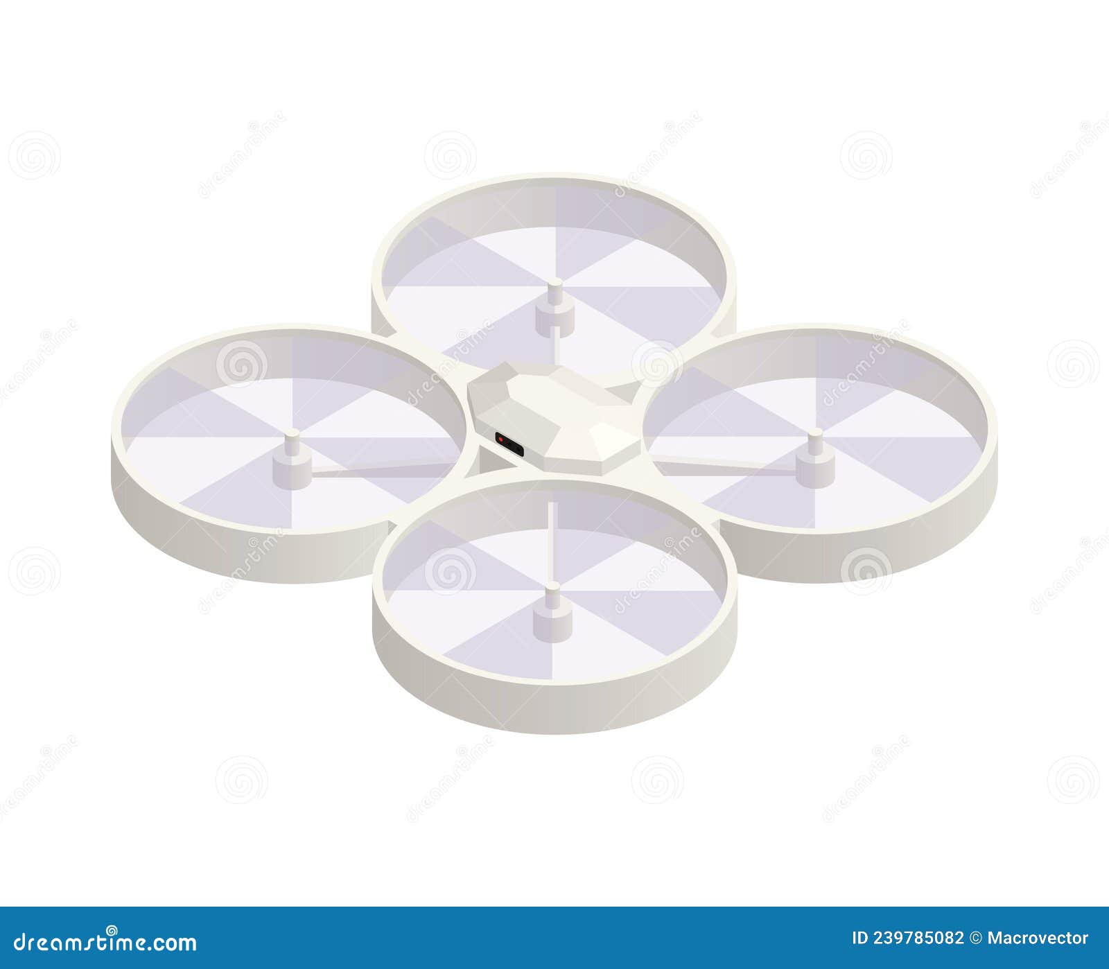 Drone Isometric Icon stock vector. Illustration of speed - 239785082