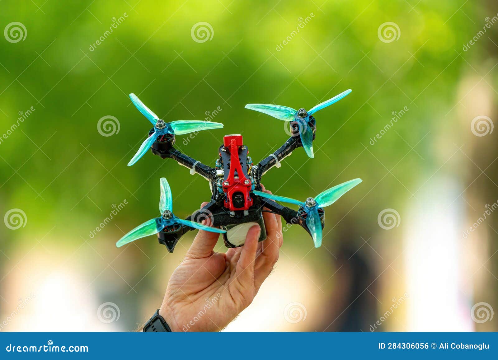 A Drone Made for Racing. Handmade Drone Stock Photo - Image of leisure ...