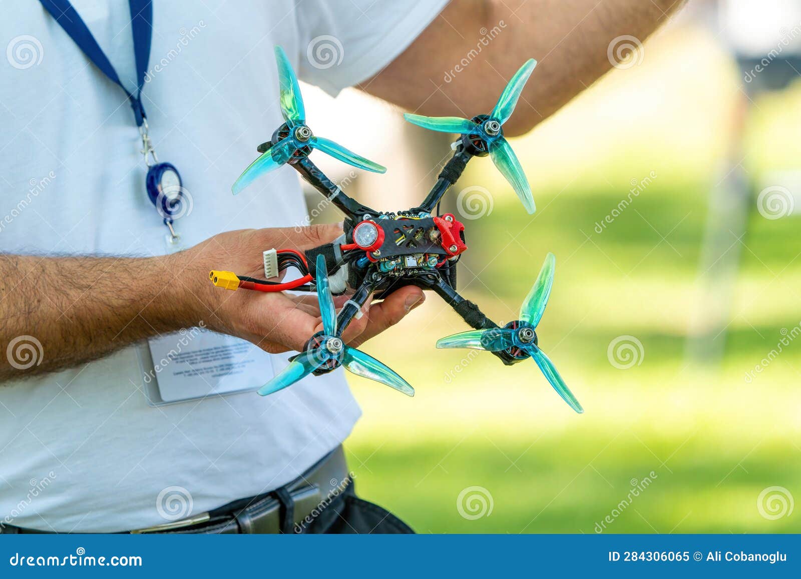 A Drone Made for Racing. Handmade Drone Stock Image - Image of hobby ...