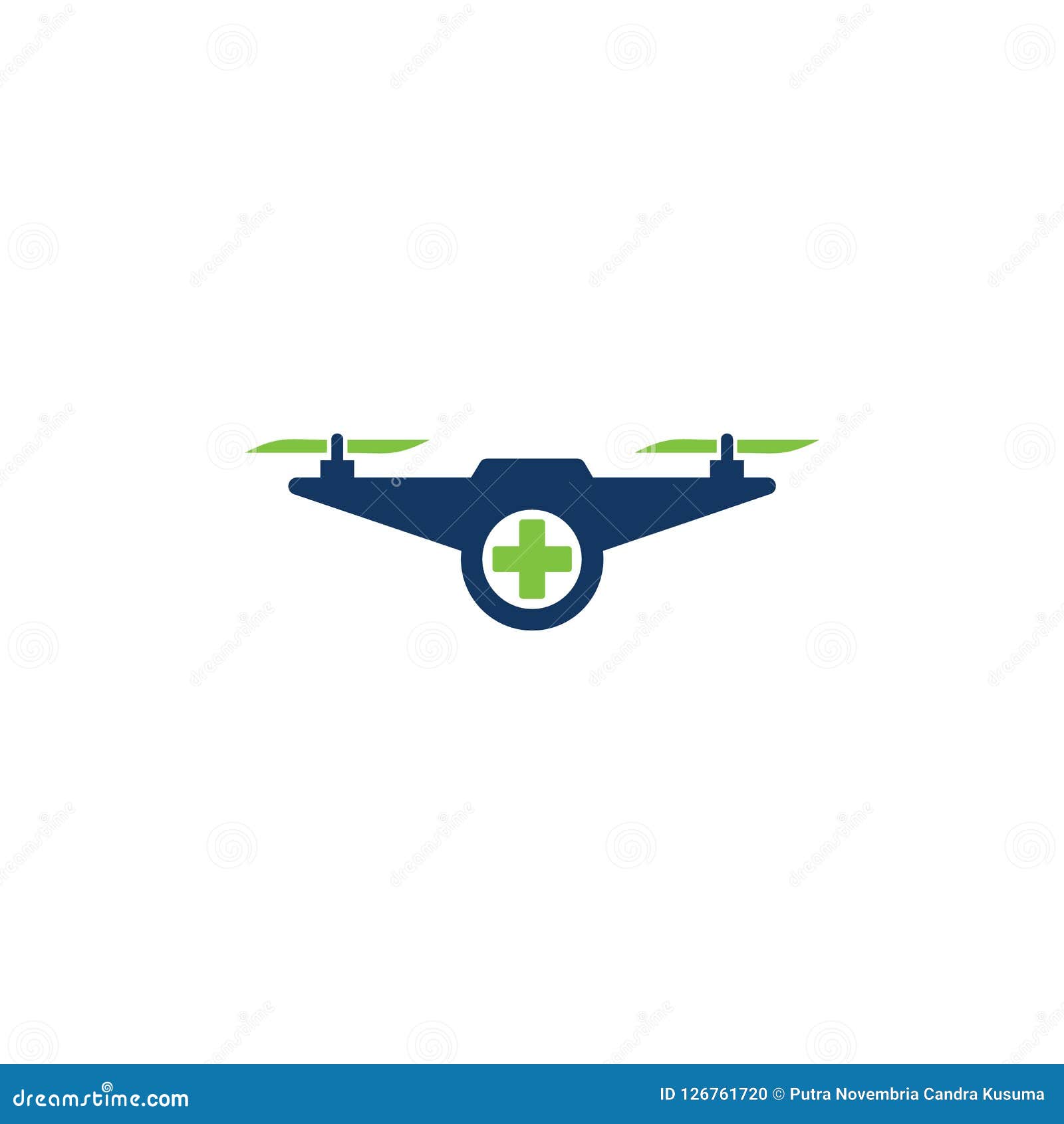 Drone Medical Logo Icon Design Stock Illustration - Illustration of ...