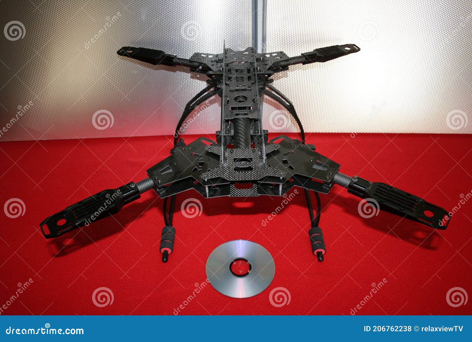 Drone Prototype in the Production Line Awaiting To Be Assembled with ...