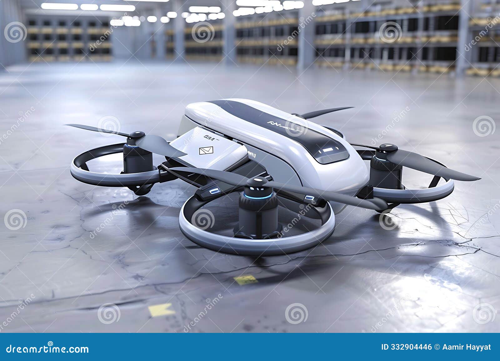 Modular Drone with Interchangeable Parts Stock Illustration ...