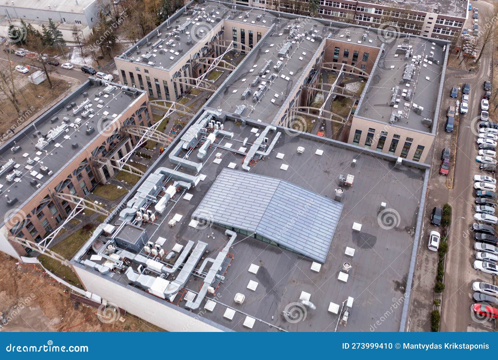 Drone Photography of Apartment Block Complex during Spring Morning ...