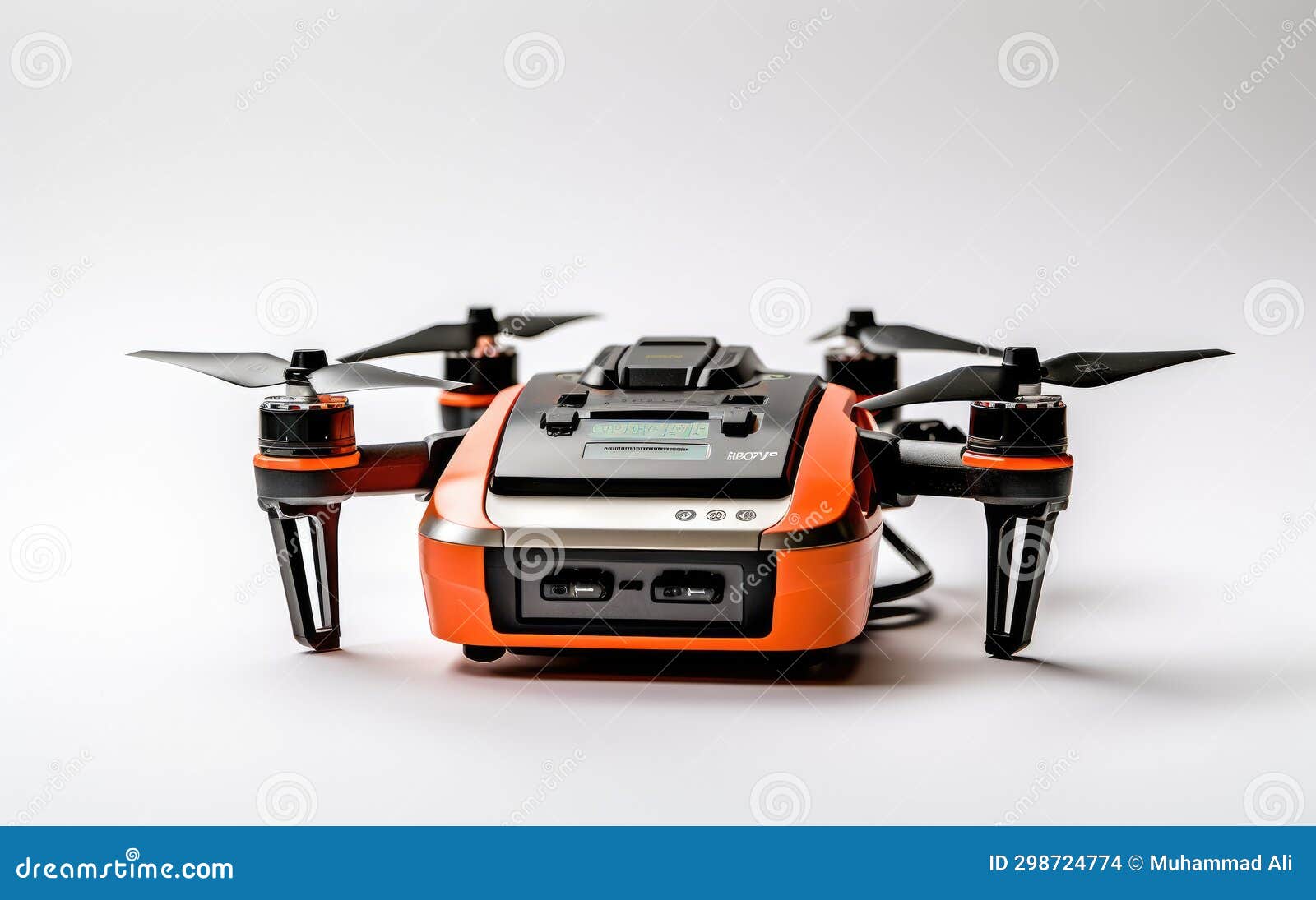 Drone Power Source on White Background Stock Photo - Image of essence ...