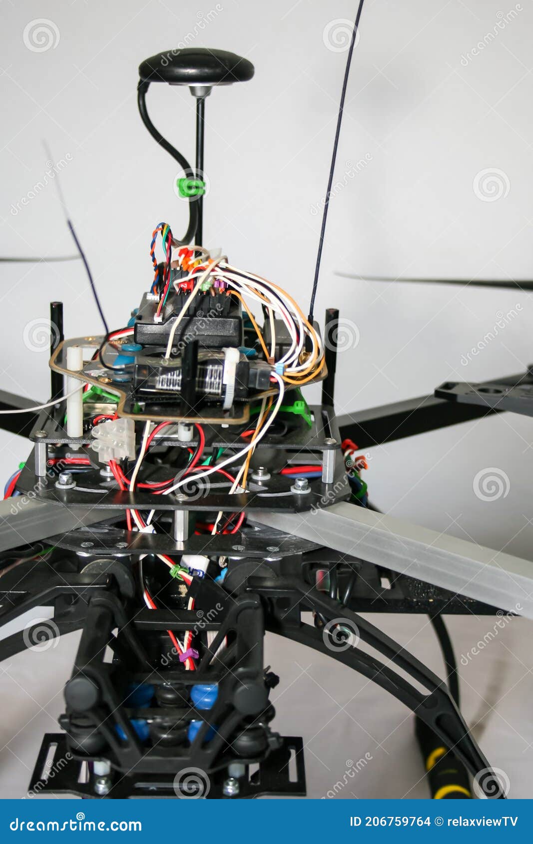 Drone Production Line on Display for the Final Electronic Static Test ...