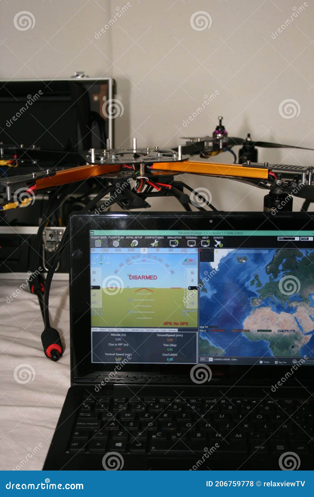 Drone Production Line on Display for the Final Electronic Static Test ...