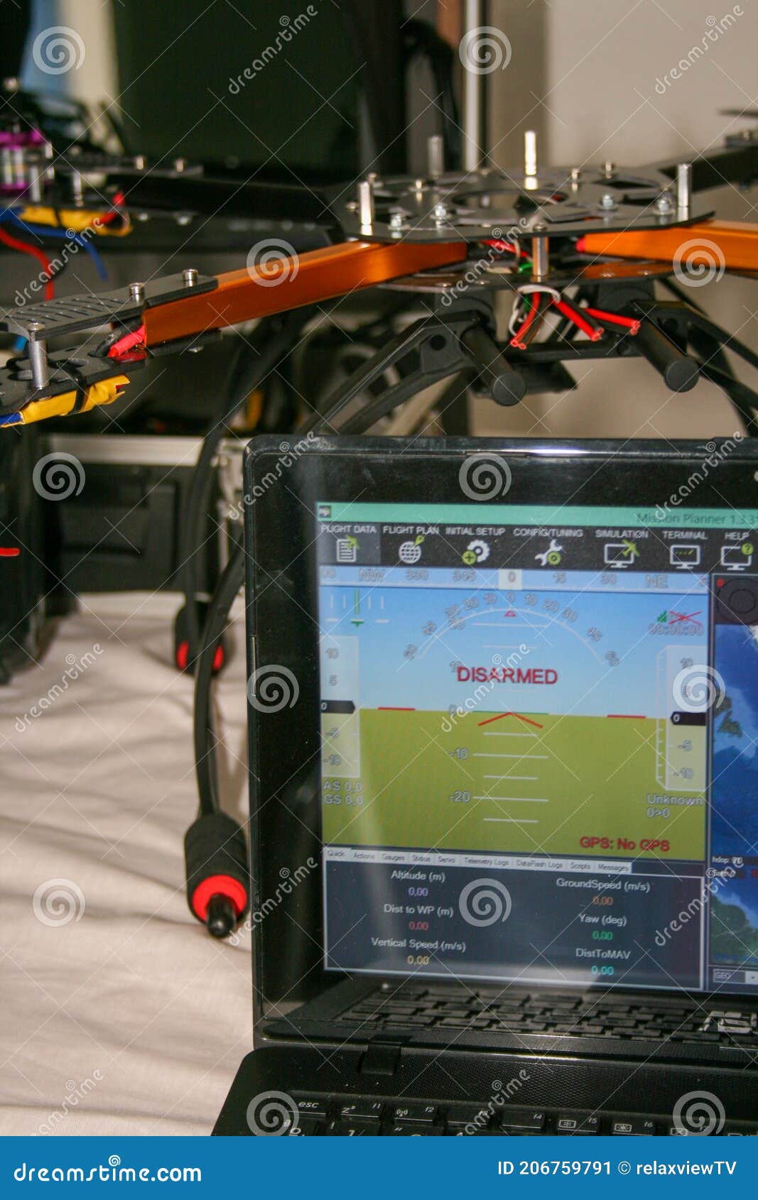 Drone Production Line On Display For The Final Electronic Static Test ...