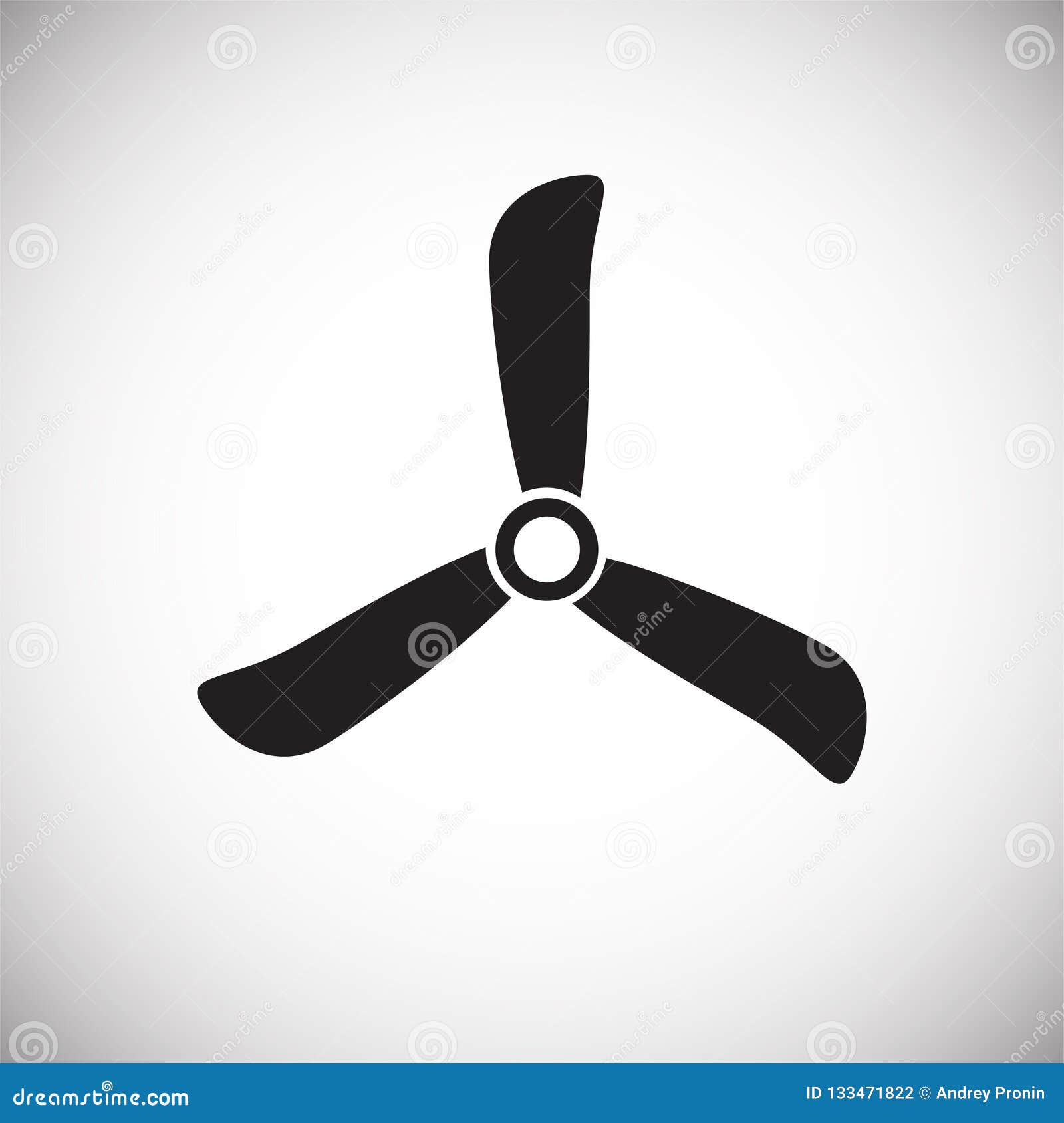 Drone Propeller on White Background for Graphic and Web Design, Modern ...