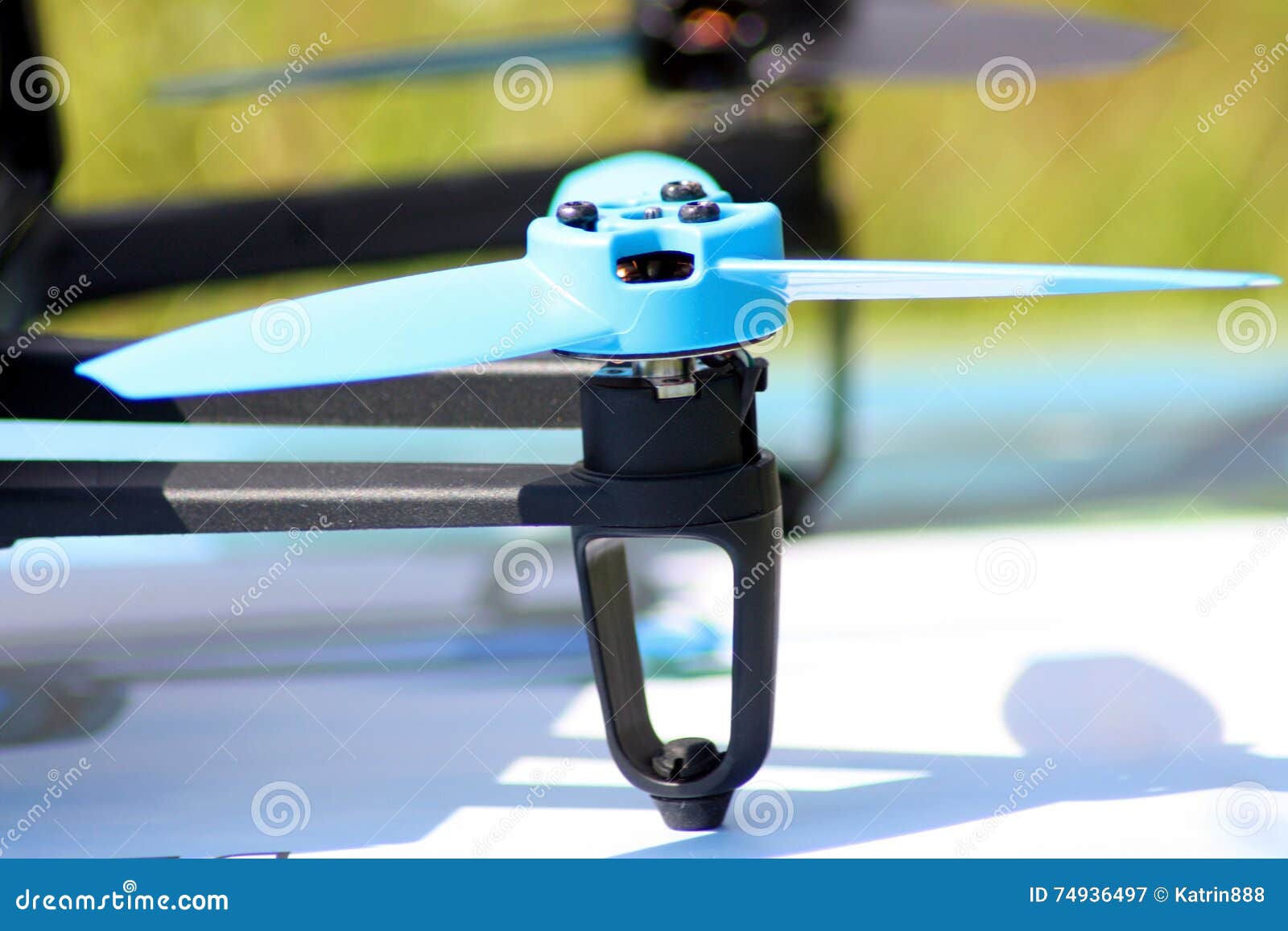 Drone propellers stock image. Image of phantom, aircraft - 74936497