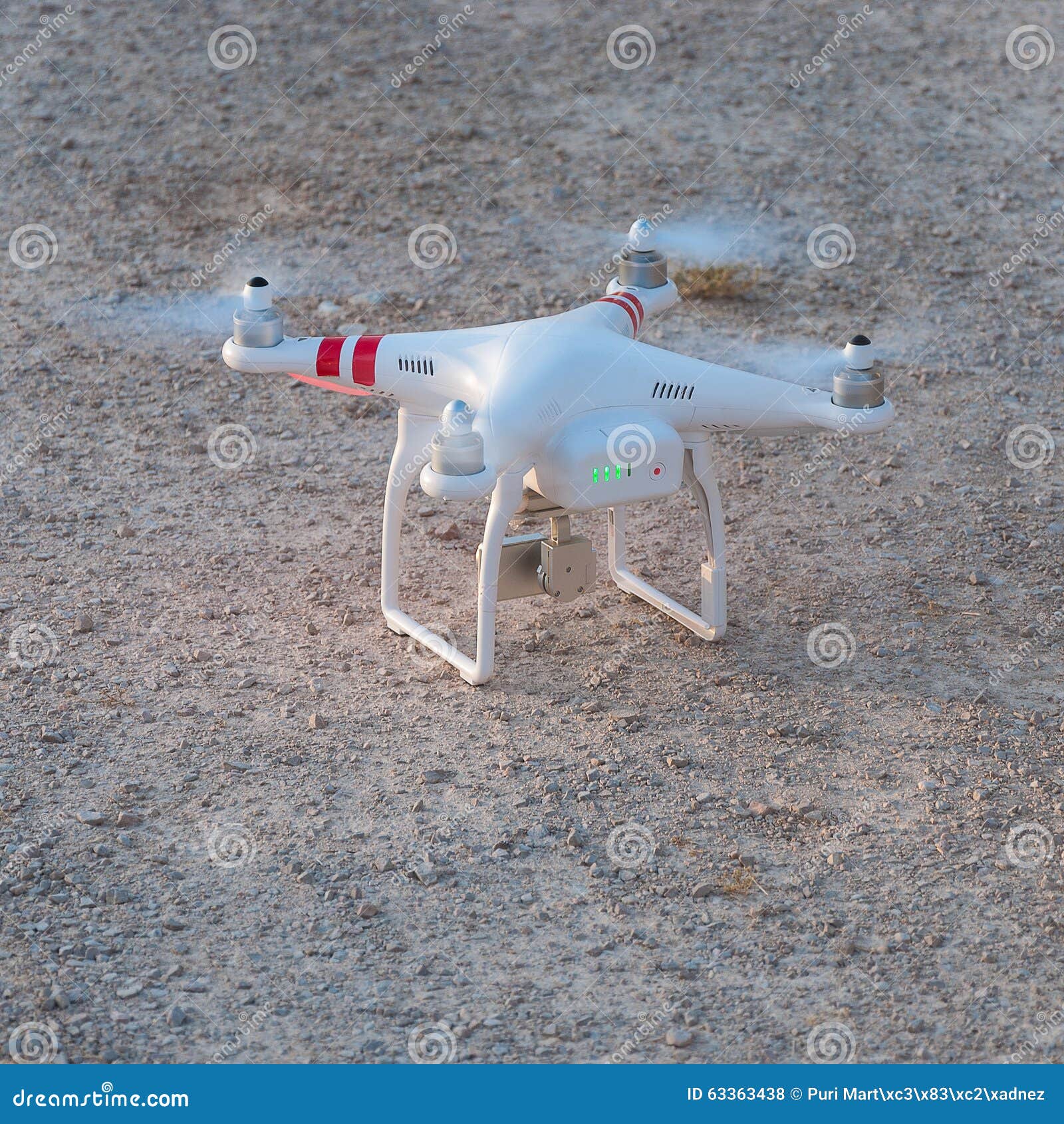 Drone Quadricopter with High-resolution Digital Camera Stock Photo ...