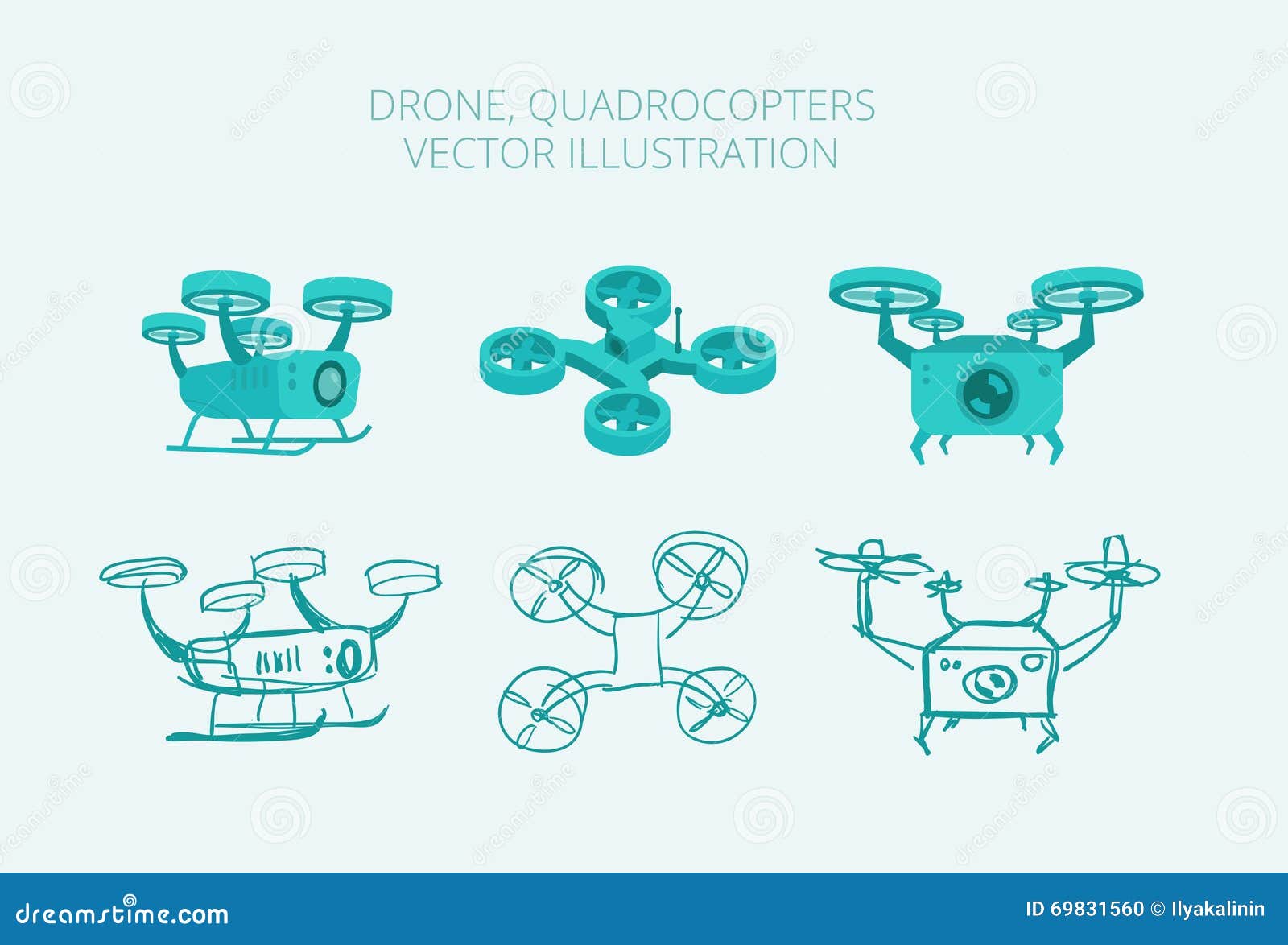 Quadcopter Types Stock Illustrations – 13 Quadcopter Types Stock ...