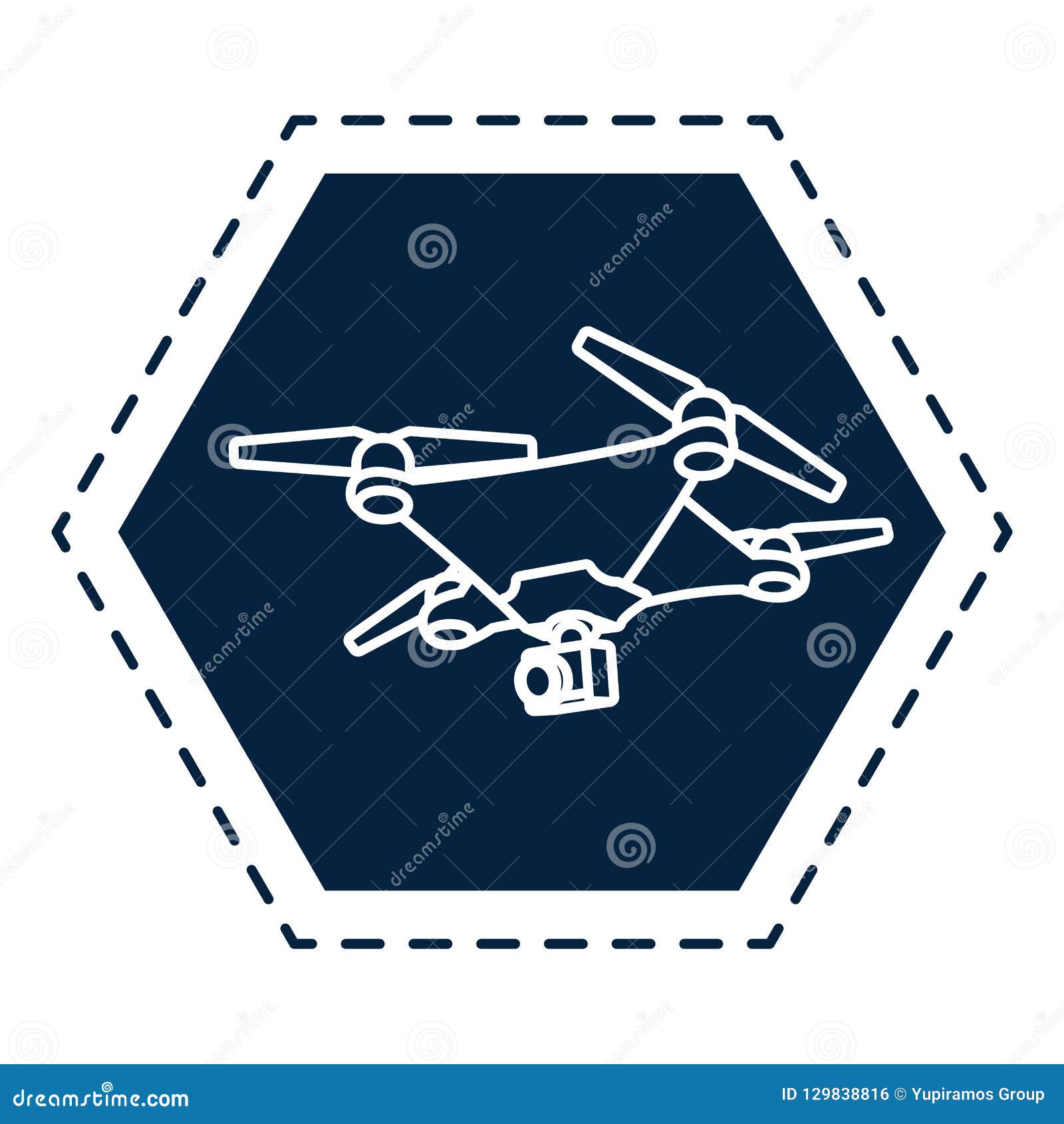 Drone RC symbol stock vector. Illustration of copter - 129838816