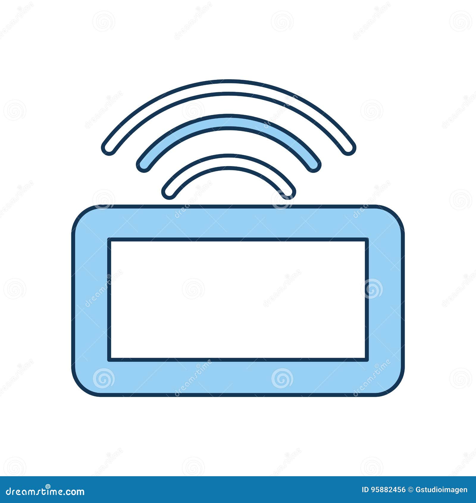 Drone remote control icon stock vector. Illustration of aircraft - 95882456