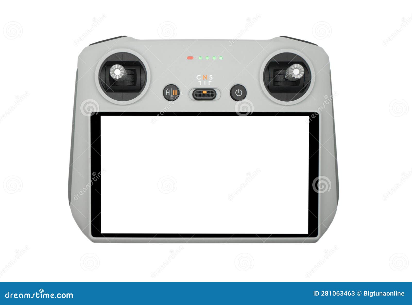 Drone Remote Control Isolated on White Background. Remote Control with ...