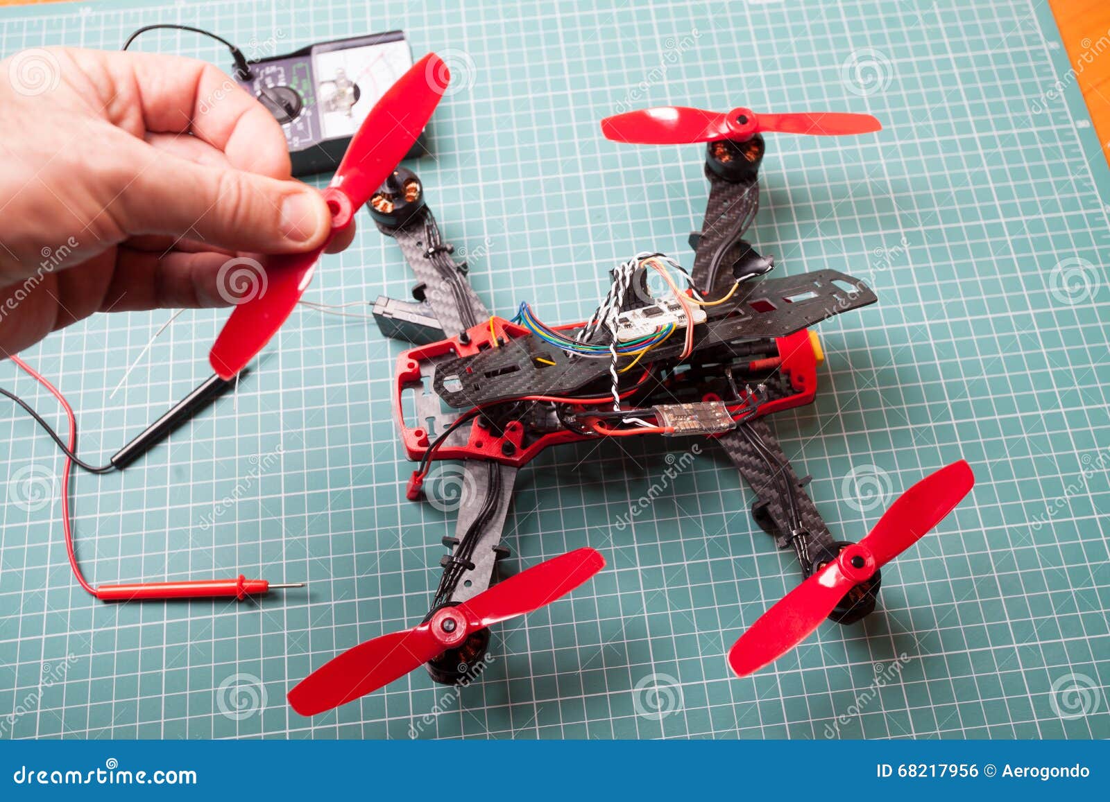 Drone repairing stock photo. Image of safety, preparation - 68217956