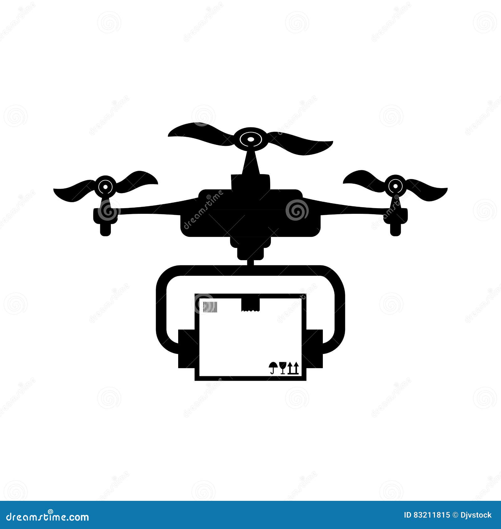 Drone robot technology stock illustration. Illustration of icon - 83211815
