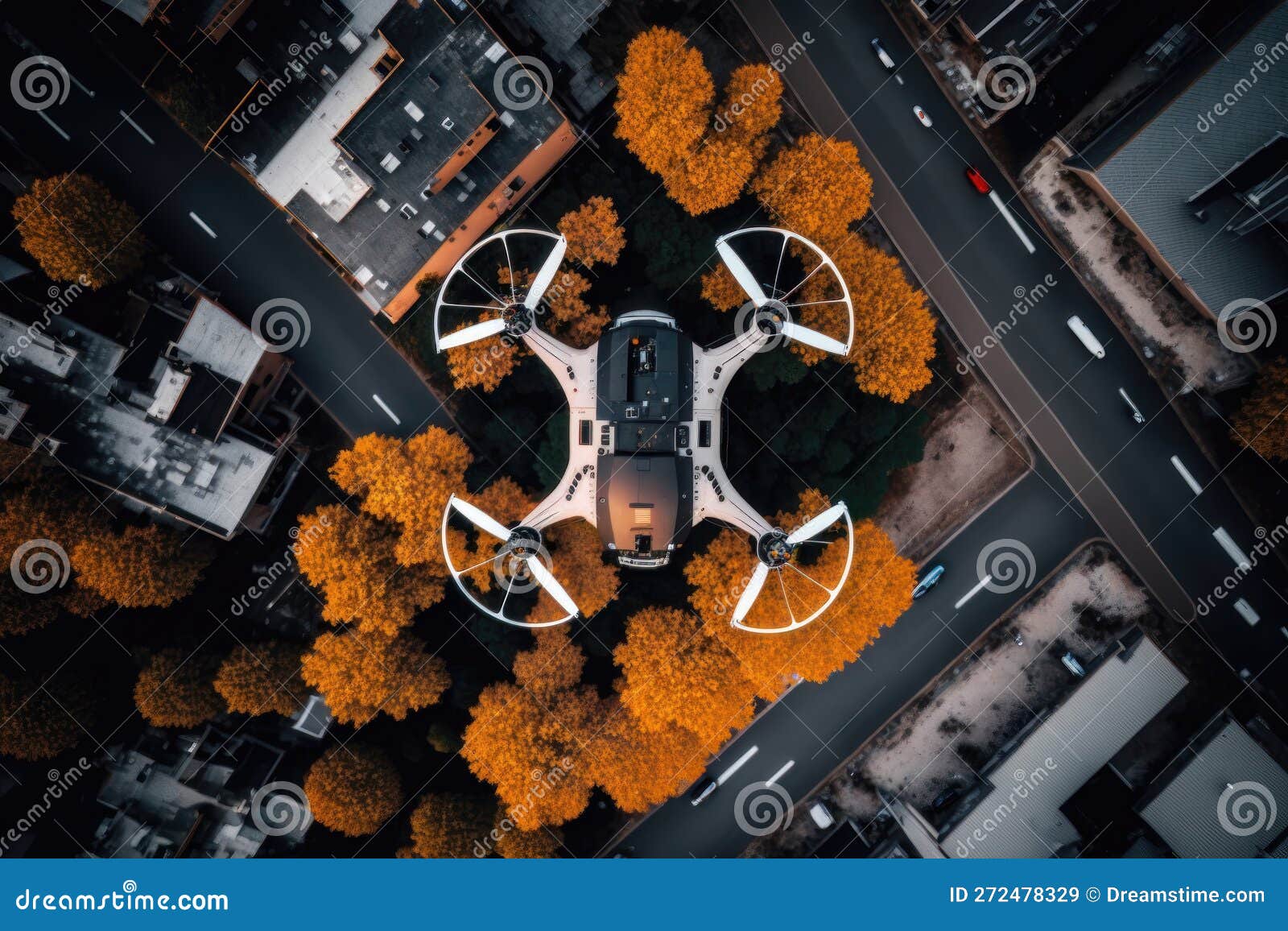 Drone S Eye View: Capturing the World from Above. AI Generated Stock ...