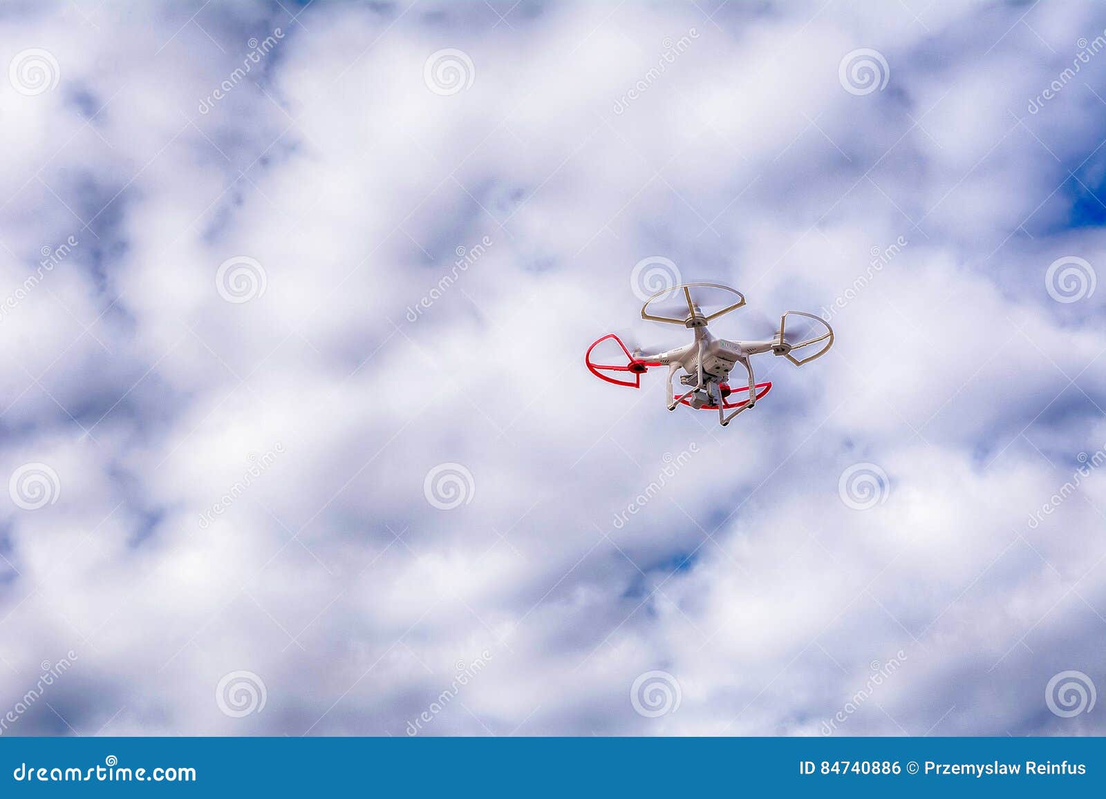 Drone on the Sky Background Stock Photo - Image of drone, robot: 84740886