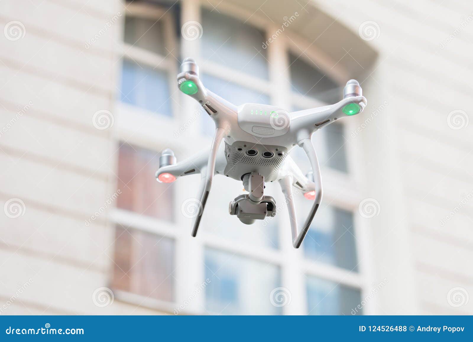 Drone Spying through House Window Stock Photo - Image of cctv, aerial ...