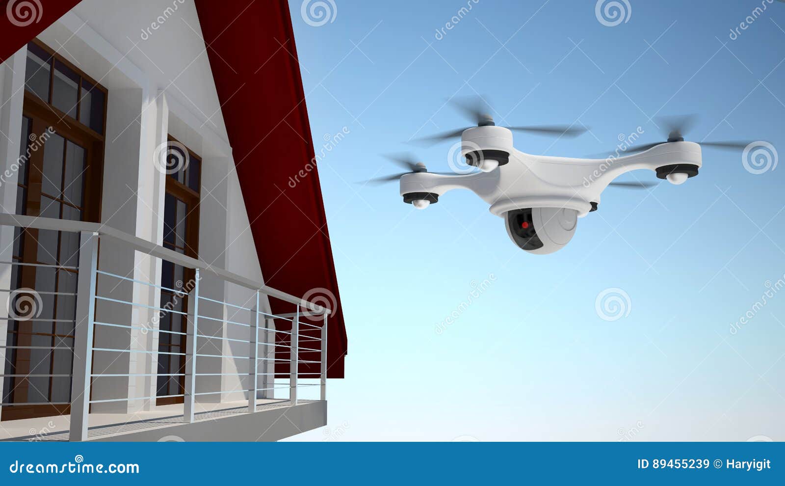 Drone Privacy Issues Royalty-Free Stock Photography | CartoonDealer.com ...