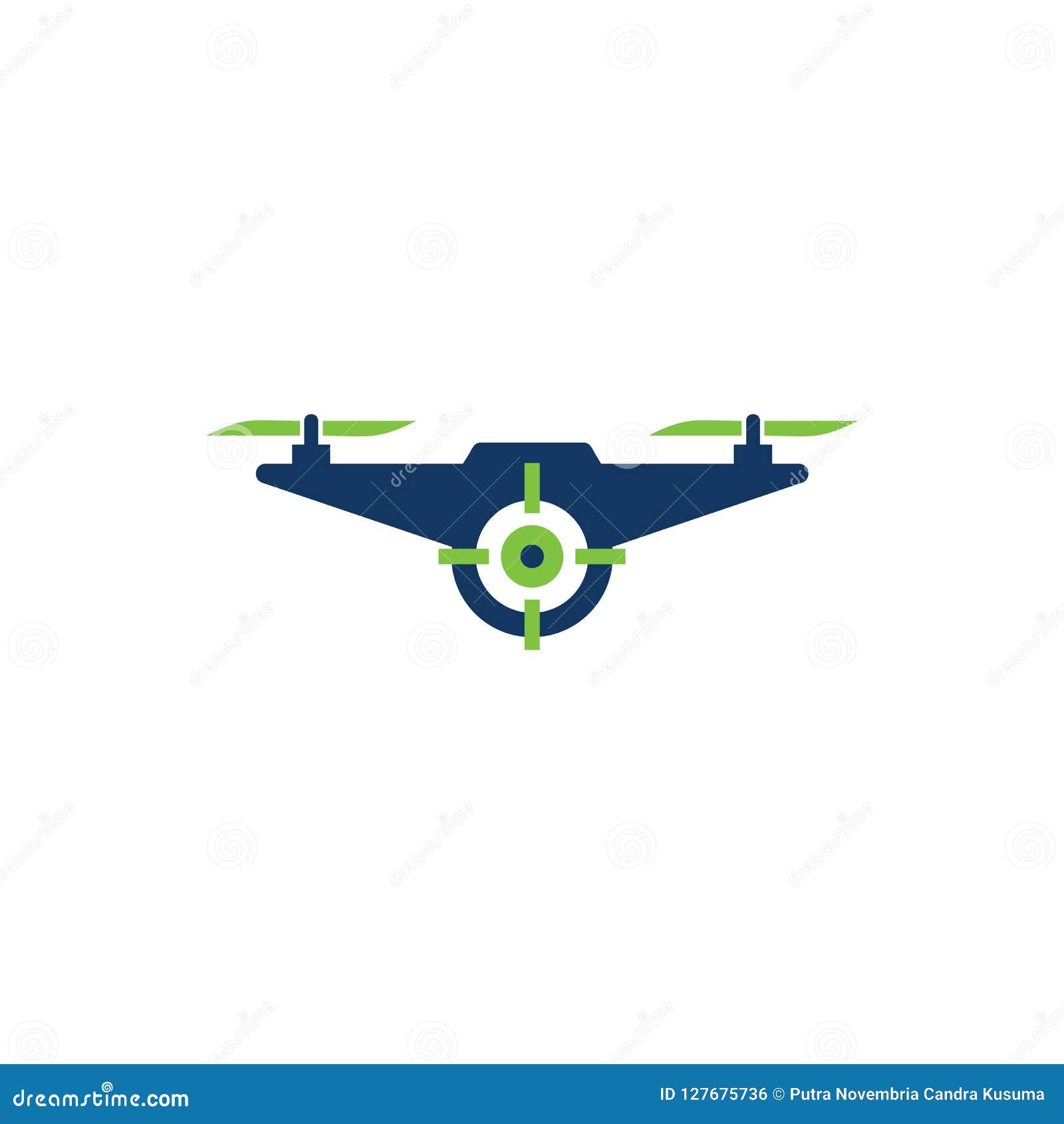 Drone Target Logo Icon Design Stock Illustration - Illustration of ...