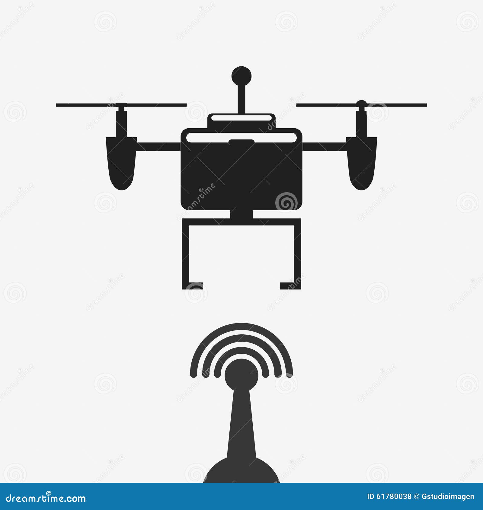 Drone technology design stock vector. Illustration of drones - 61780038