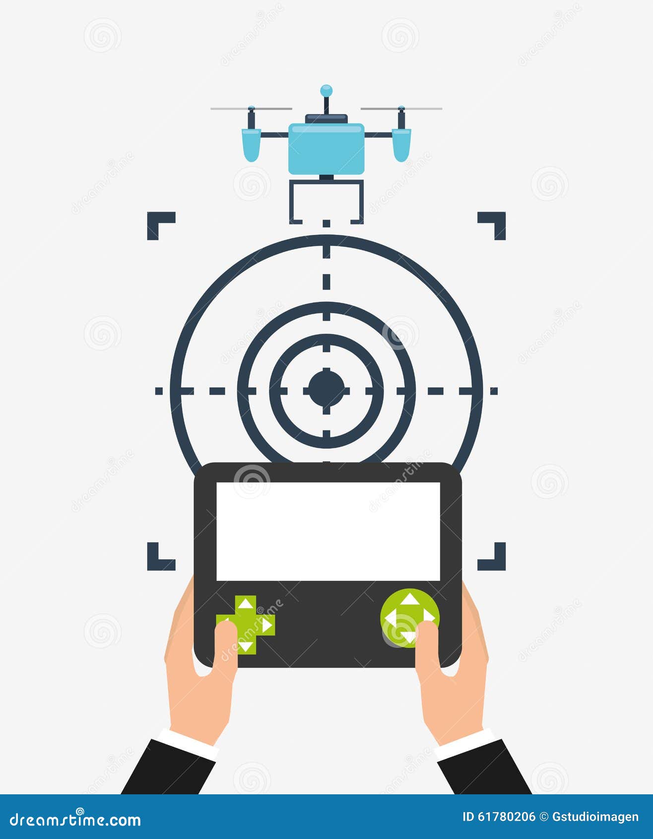 Drone technology design stock vector. Illustration of control - 61780206