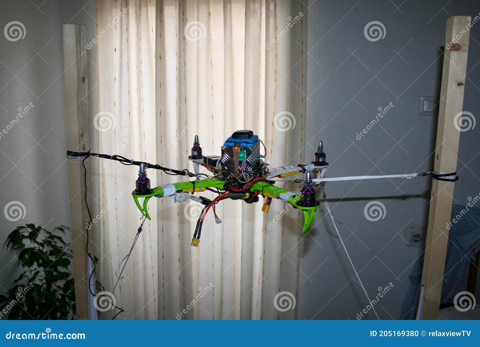 A Big Drone Test Set Designed For The Testing Of Big Aerial Transport ...