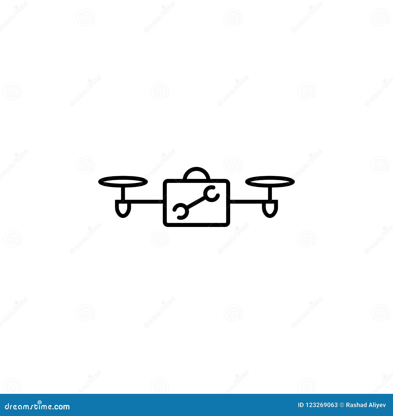 Drone Tools Icon. Element of Drones for Mobile Concept and Web Apps ...