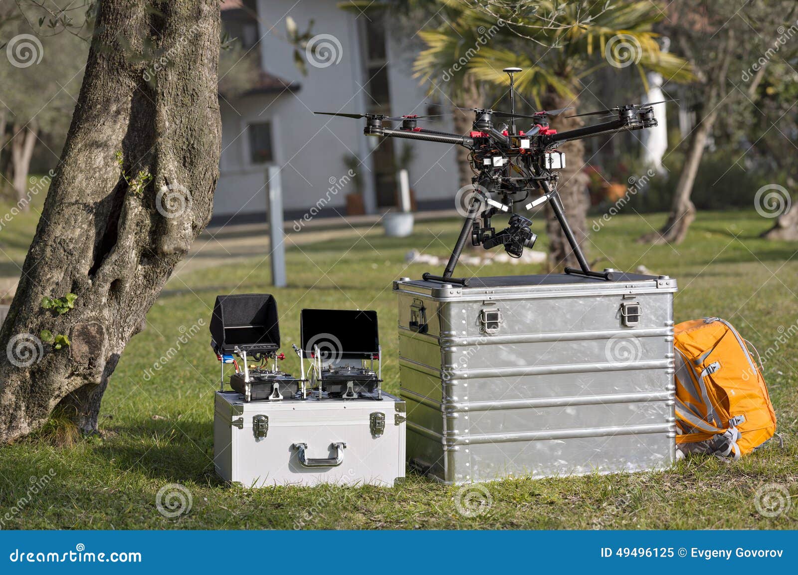 Drone and Tools stock image. Image of aeromodelling, machine - 49496125