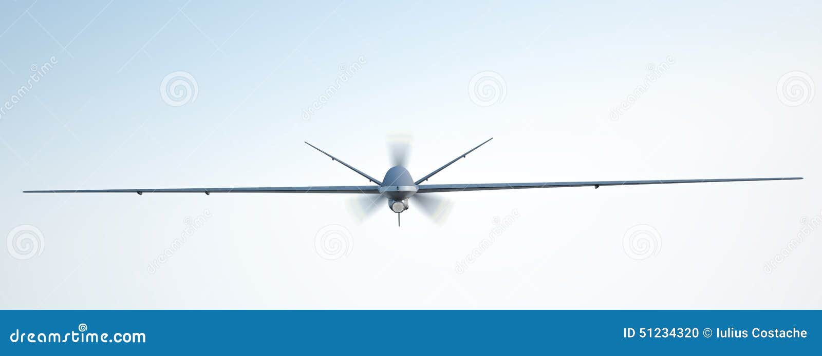 Drone UAV stock illustration. Illustration of military - 51234320