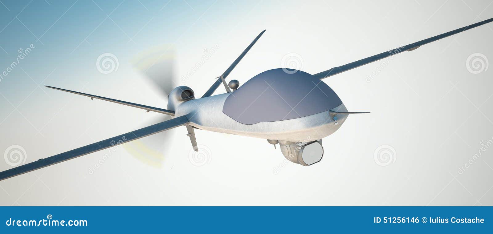 Drone UAV stock illustration. Illustration of control - 51256146